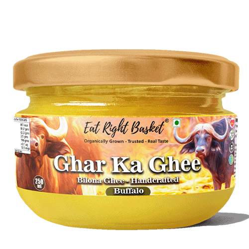 Desi Cow Ghee - Regular (500ml) in Ghee & Oil | Eat Right Basket